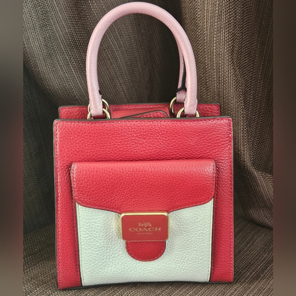 Coach | Bags | Coach Mini Pepper Crossbody In Colorblock | Poshmark